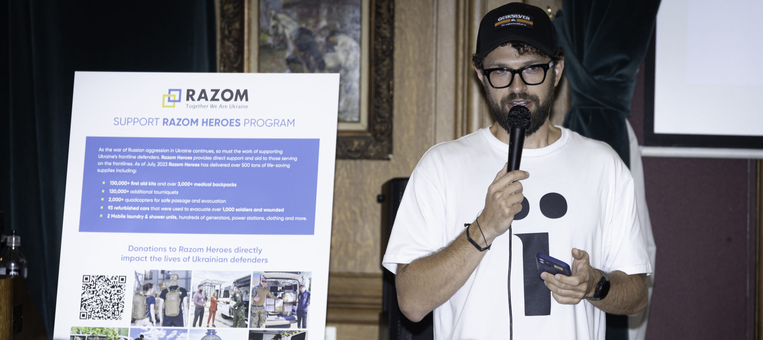 Anton Ptushkin and Razom Heroes Host Fundraiser for Mobile Shower Units ...